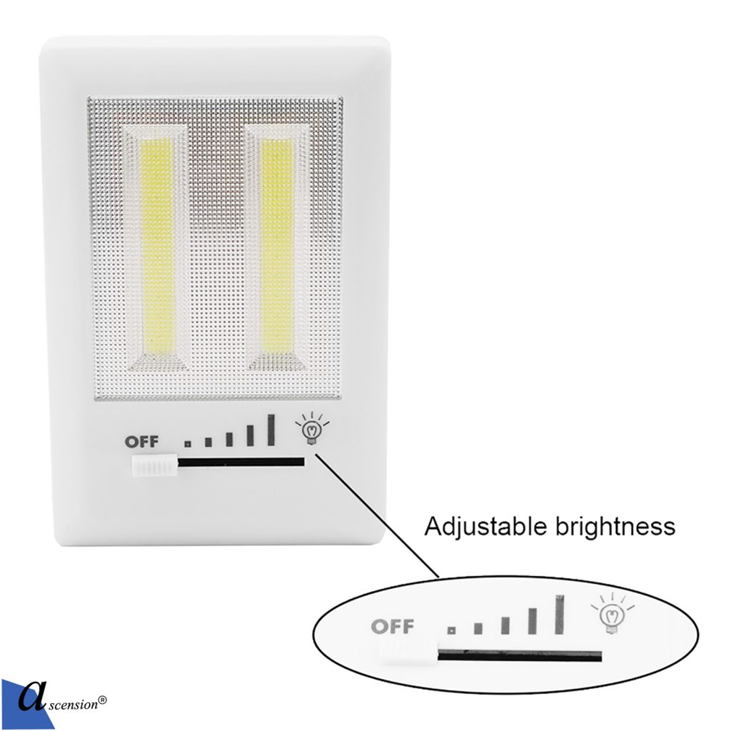 Ultra Bright Magnetic Mini COB LED Wall Light Lamp Battery Operated ...